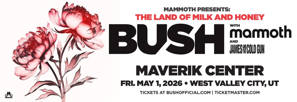 Parking Bush with Mammoth and James and the Cold Gun, Brandon ...