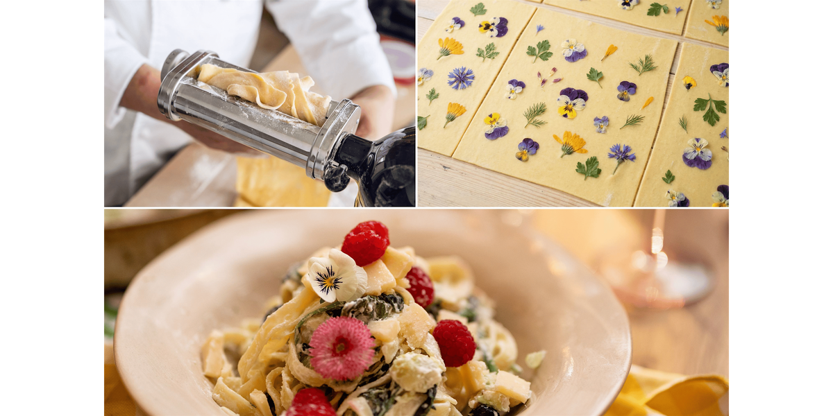 Make Floral Pasta With Chef Jesse - Pasta Making Cooking Class in ...