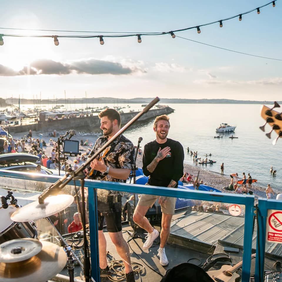 DOUBLE A & THE BAY, The Breakwater Bistro, Brixham, 2 February 2024 ...