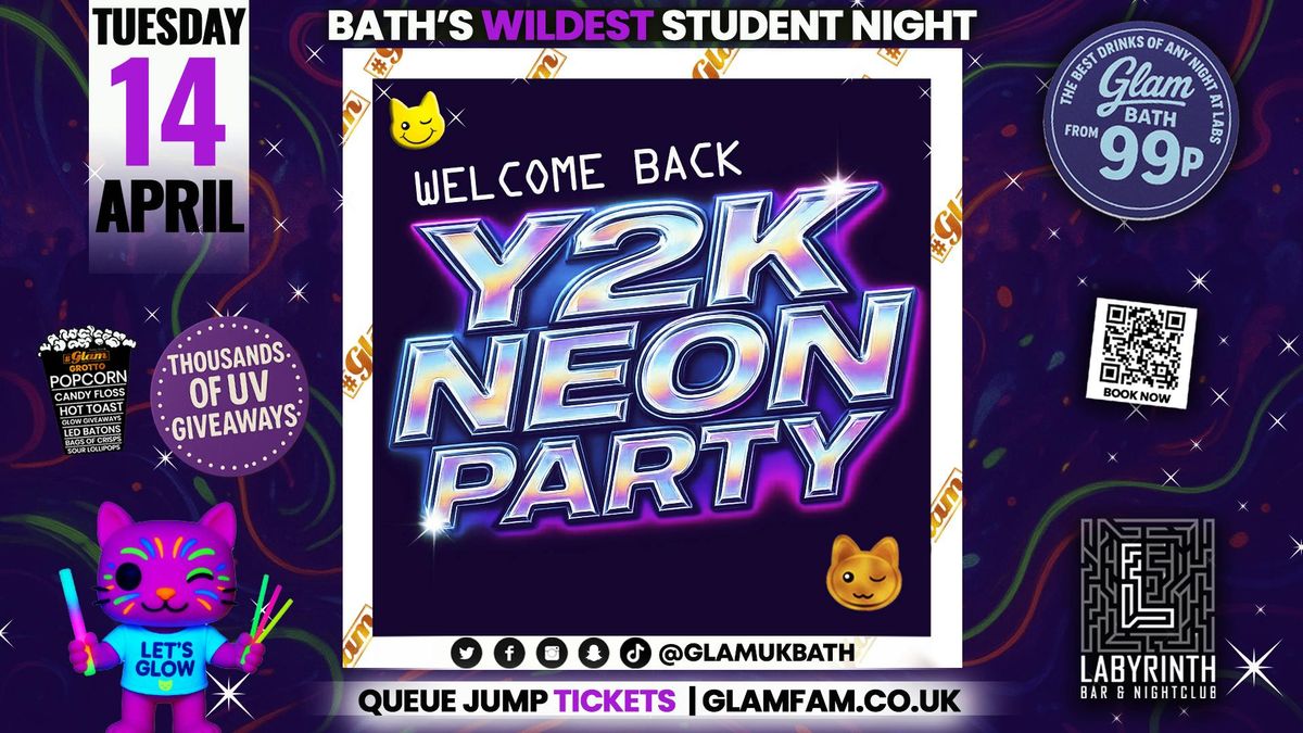 Glam - Student Welcome Back🔥 Y2K NEON PARTY 🔥 Baths Wildest Student ...