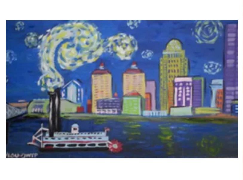 Paint and Sip Class - Belles Starry Lou, Whet Your Palette, Crestwood ...