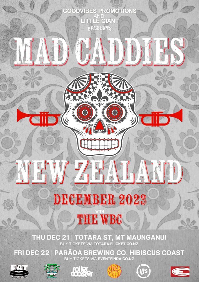 Mad Caddies & The WBC, Paraoa Brewing, Auckland, 22 December 2023 ...