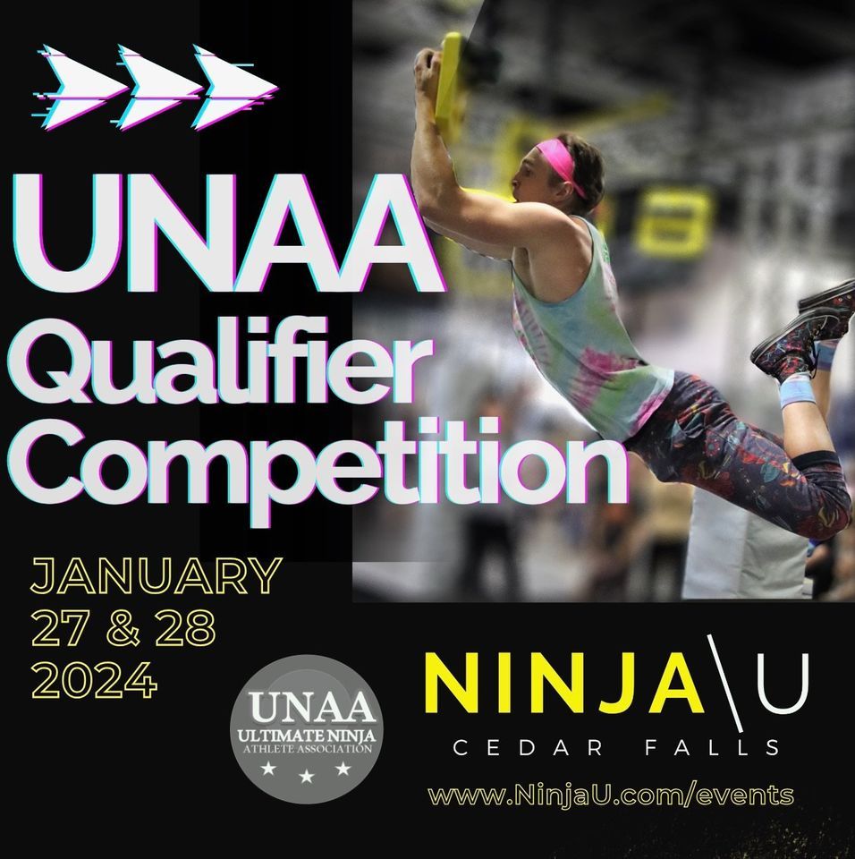 UNAA Area Qualifier Ninja Warrior Competition, Ninja U, Cedar Falls, 27 ...