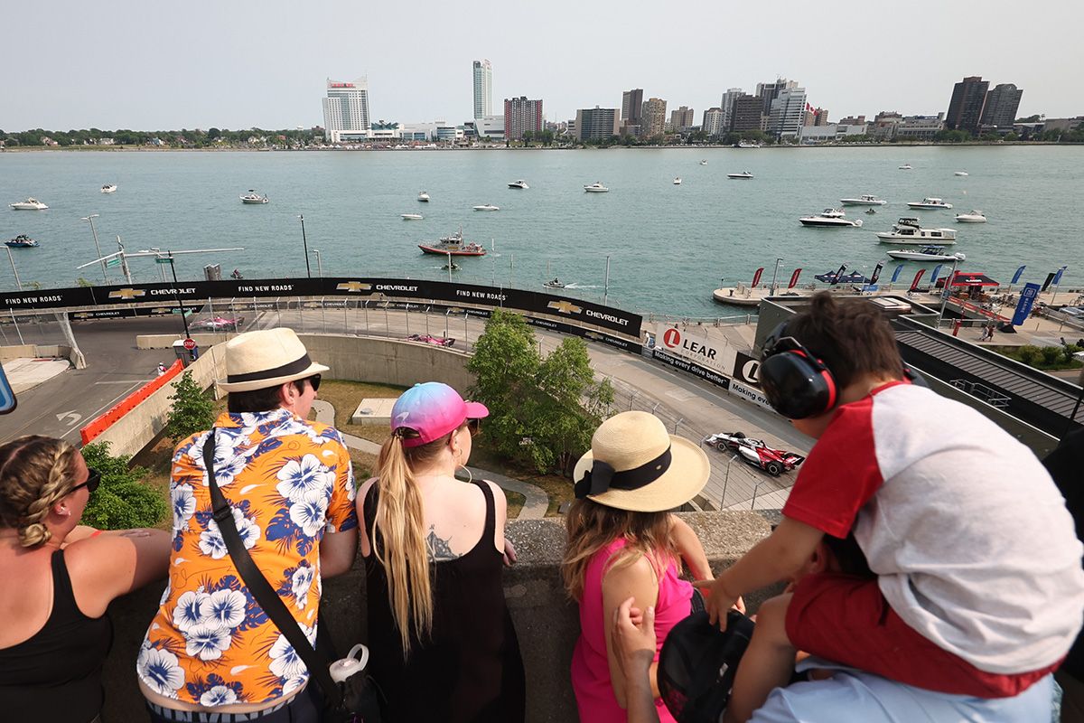 The Chevrolet Detroit Grand Prix - Friday, Downtown Detroit Street ...