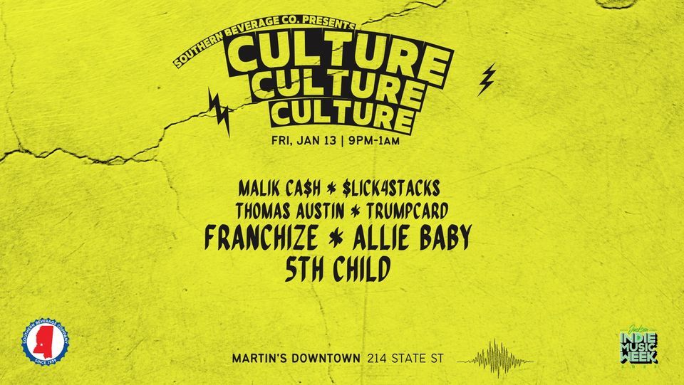 The Culture Concert ft. Franchize + 5th Child + Allie Baby, Martin's ...