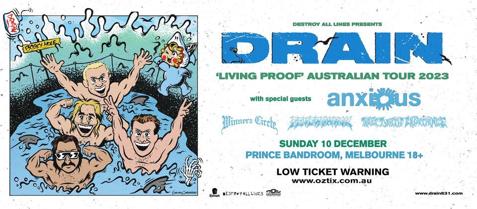 Drain (US) ‘Living Proof’ Australian Tour | Melbourne 18+ (Supports ...