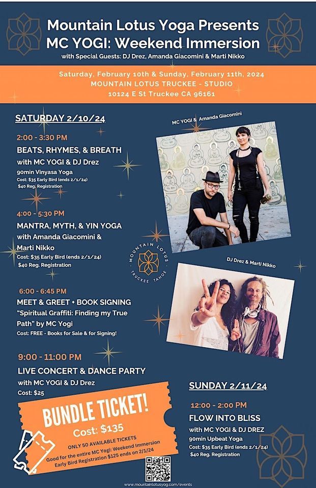 Mantra, Myth & Yin Yoga with Amanda Giacomini and Marti Nikko, Mountain Lotus Yoga, Truckee ...