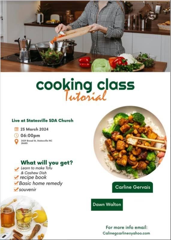 Cooking Class Tutorial-Plant Based Cooking, 2429 E. Broad Street ...