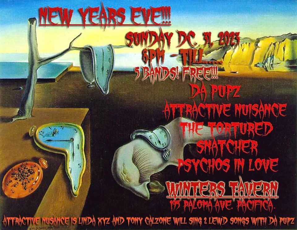 Psychos in Love /SNATCHER /The Tortured /DA PUPZ w/ Tony Calzone & a ...