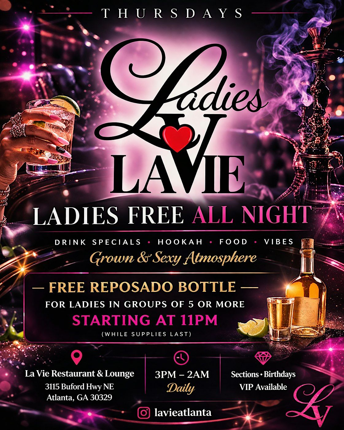 Ladies Love La Vie in Atlanta – April 23, 2026 | AllEvents