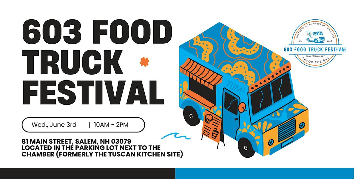 603 Food Truck Festival, 81 Main St, Salem, 3 June 2026 | AllEvents