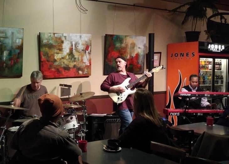 Bryan Rombalski and Three Worlds, Mi Element grains & grounds, Midland ...