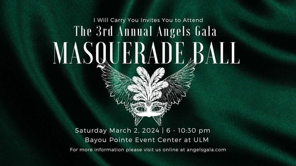The Third Annual Angels Gala | Masquerade Ball, Bayou Pointe Event ...