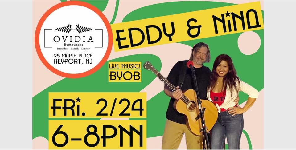 Eddy & Nina @ Ovidia!, Ovidia Restaurant, Keyport, 24 February 2023 ...