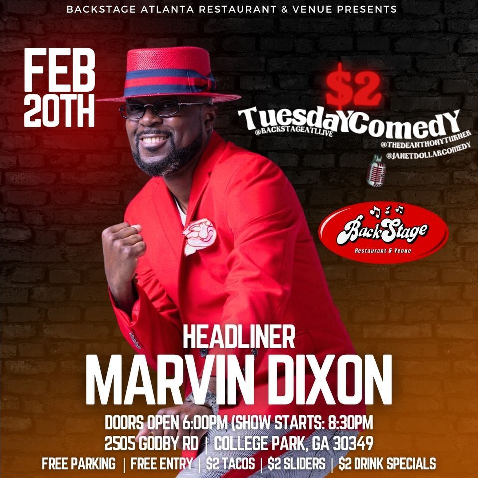 $2 TUESDAY & COMEDY EACH & EVERY TUESDAY , BackStage Atlanta, Red Oak ...