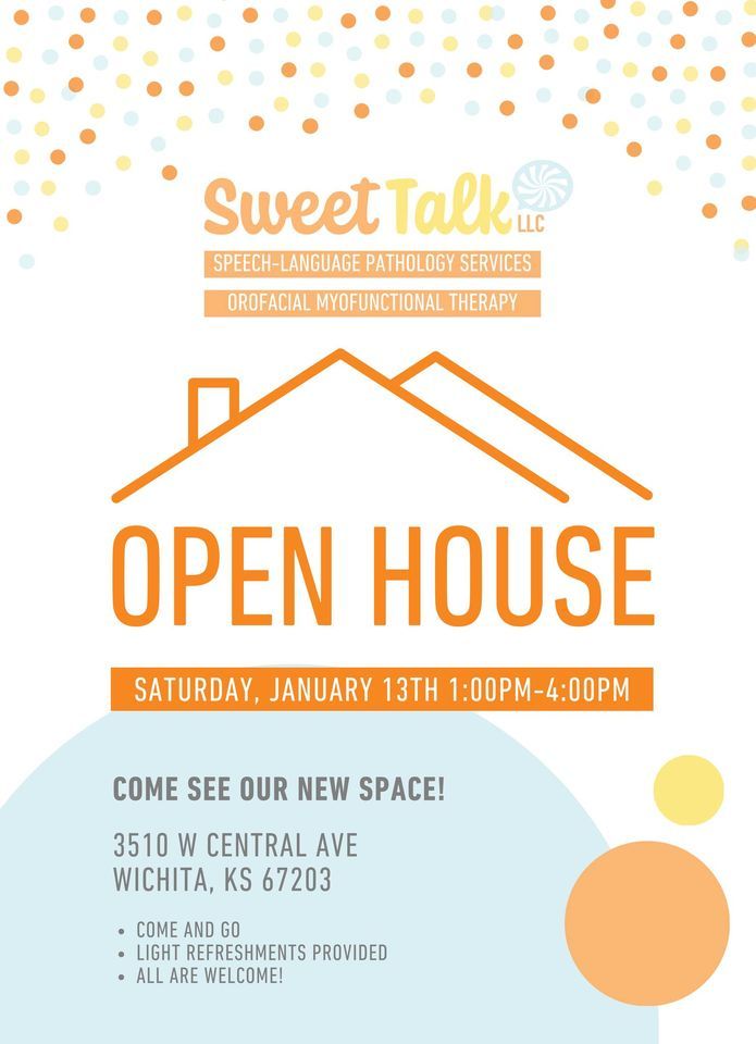 Sweet Talk Open House, 3510 W Central Ave Suite 100 Wichita, KS 67203 ...