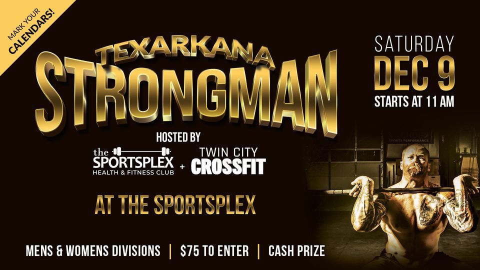 Strong Man Competition Flyer
