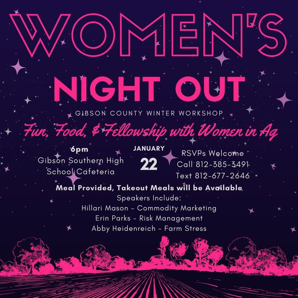WOMENS NIGHT OUT-Gibson County Winter worksop, Gibson Southern High ...