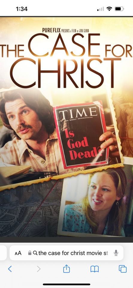 Spiritual Matters: “The Case for Christ” movie and discussion , Music ...