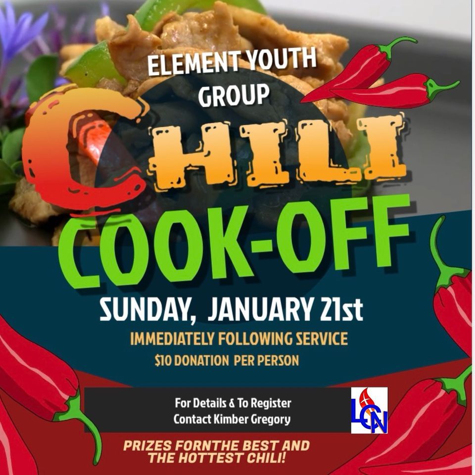 Element Youth Annual Chili Cook Off Fundraiser Life Church Nashville January 21 2024