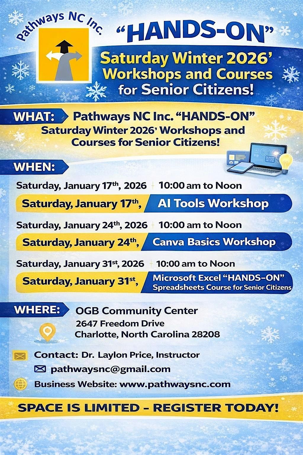 Saturday Canva Basics Workshop - Saturday, January 24th, 2026, 2647 ...