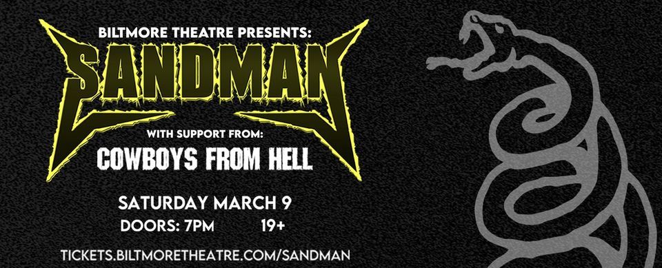 Sandman - The only Tribute band sanctioned by Metallica w/ Cowboys From ...