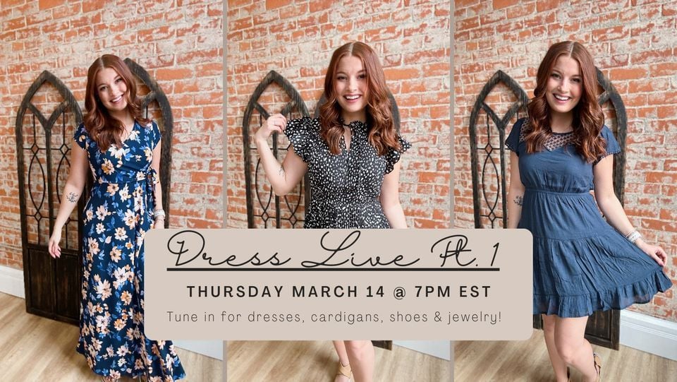 Dress Live Part 1, Online event, Ottawa, Ohio, 14 March 2024 | AllEvents