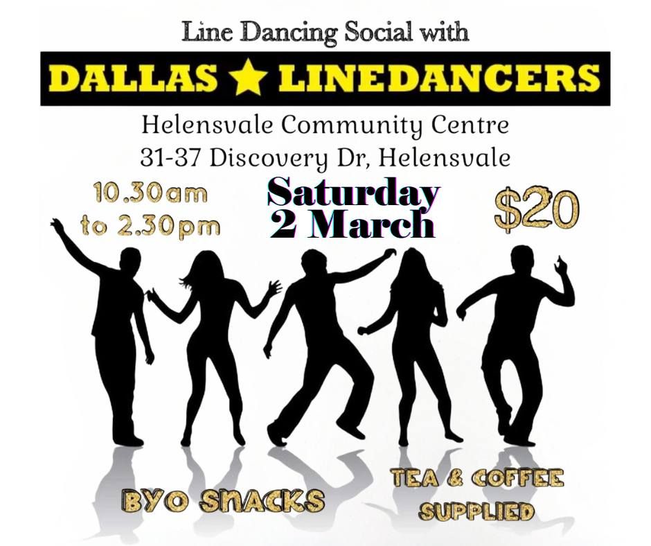 Social at Helensvale 2nd March - Dallas line dancers, Helensvale ...