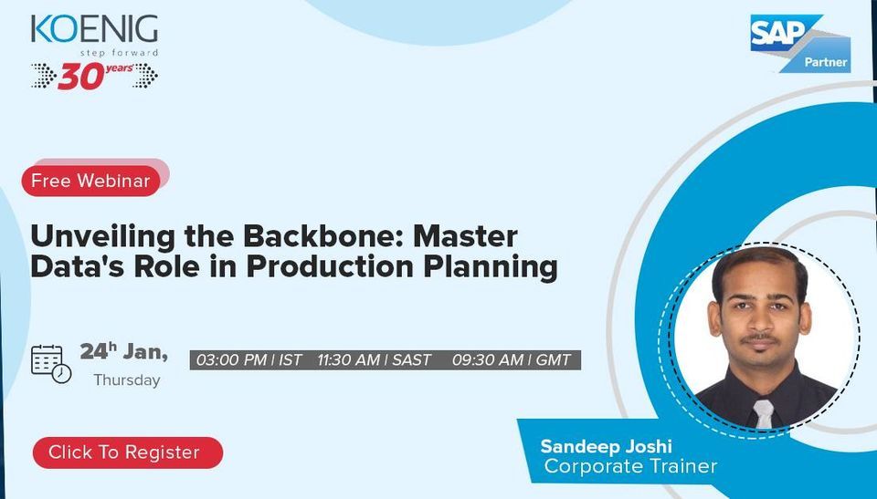Unveiling the Backbone: Master Datas Role in Production Planning ...
