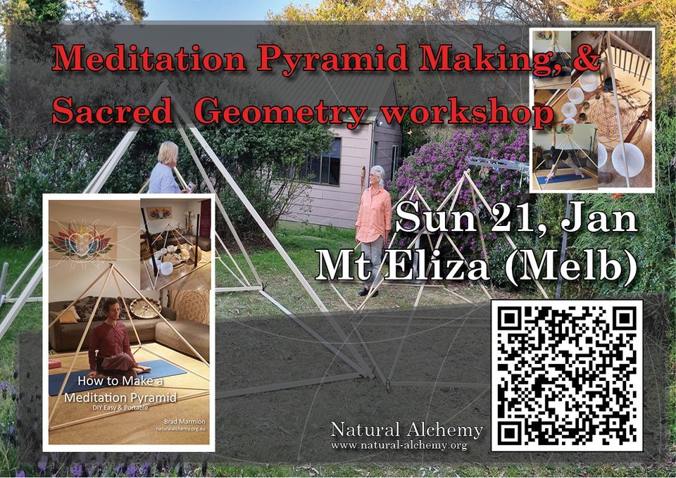 Pyramid Making, & Sacred Geometry Workshop_Mount Eliza _1hr Melb, Natural Alchemy, Mornington ...