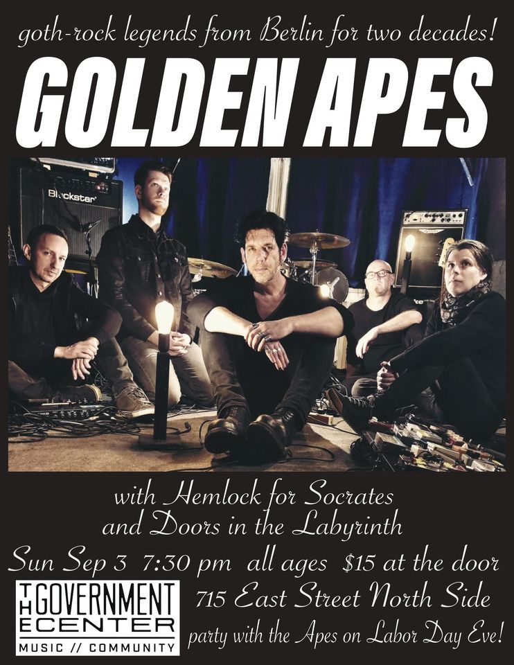 Golden Apes (Berlin) with Hemlock for Socrates and Doors in the ...