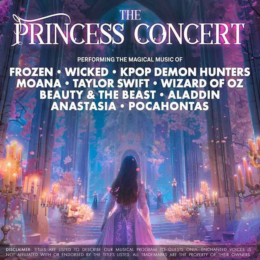 The Princess Concert at Capital One Hall, Capital One Hall, Tysons, 13 ...