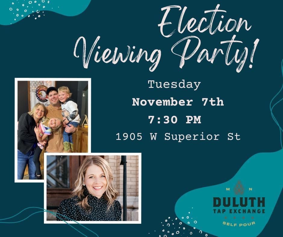 Tara Swenson Election Viewing Party, Duluth Tap Exchange, Superior, 7 ...