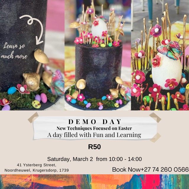 CRYSTAL CANDY CAKE DECORATING DEMO DAY, 41 ysterberg street, 1739 ...