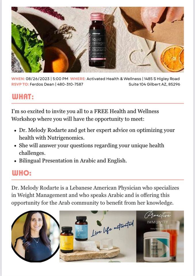 Collagen, Protandim with Dr Melody Rodarte and Dr Saba Moizuddin (in ...