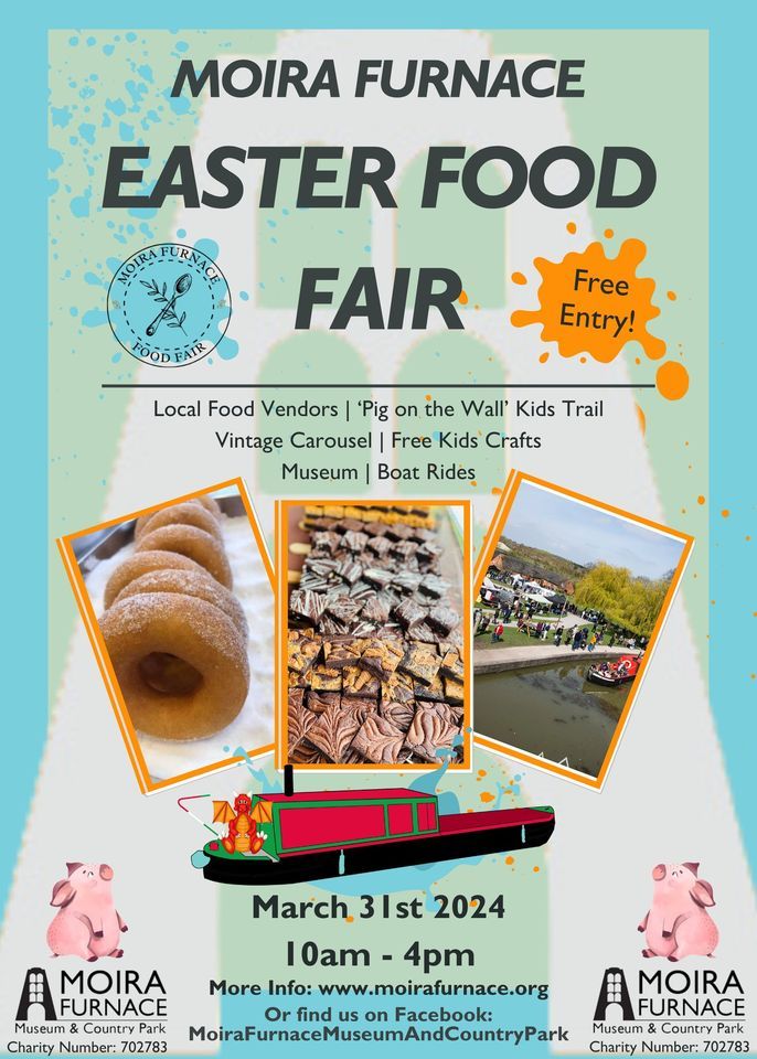Easter Food Fair, Moira Furnace Museum and Country Park, Swadlincote ...