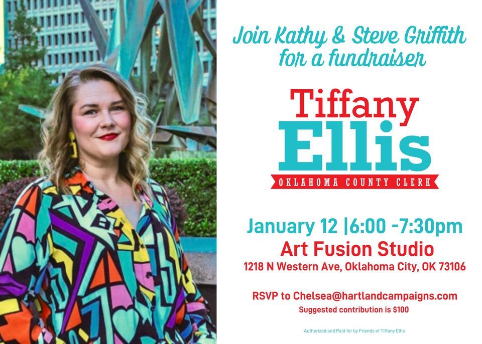 Fundraiser | Tiffany Ellis , Art Fusion Studio, Oklahoma City, 12 ...