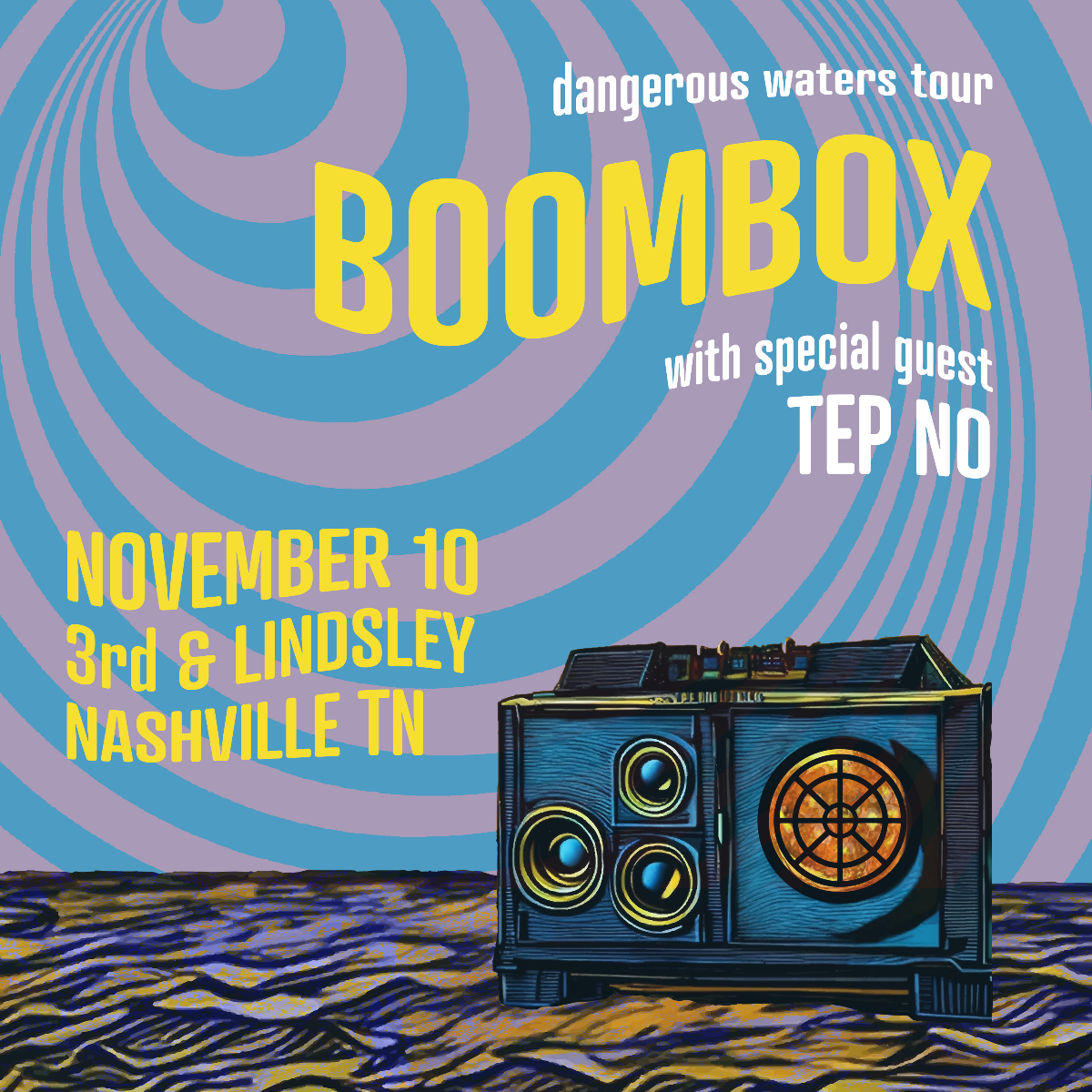 Boombox - Tep No, Indoor Stage At Salvage Station, Asheville | AllEvents
