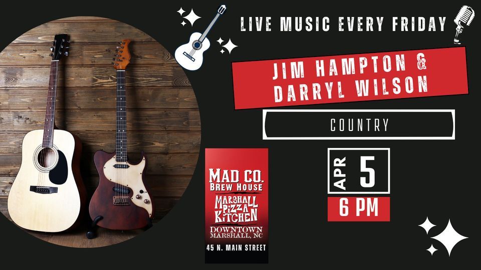 Jim Hampton & Darryl Wilson Duo, Mad Co. Brew House, Marshall, 5 April ...