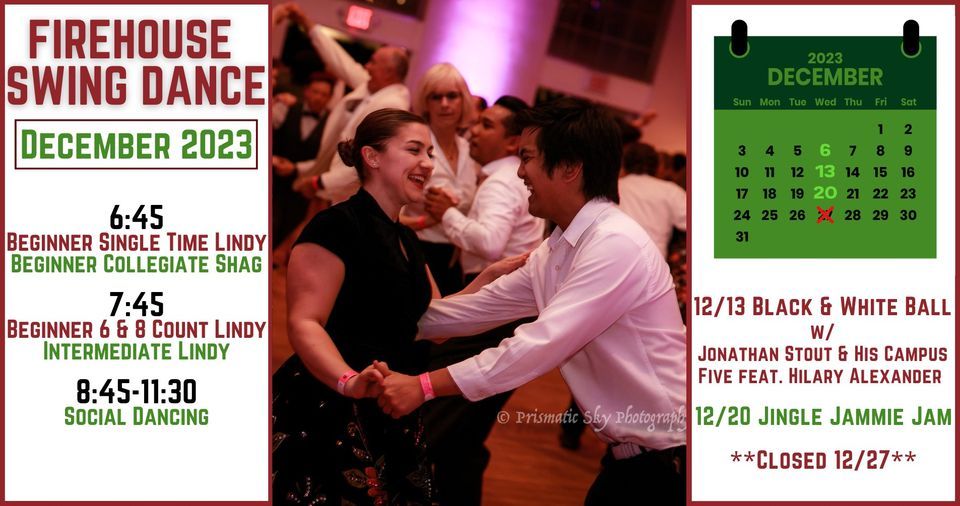 Firehouse Swing Dance- December 2023, The Firehouse Swing Dance, Lemon ...