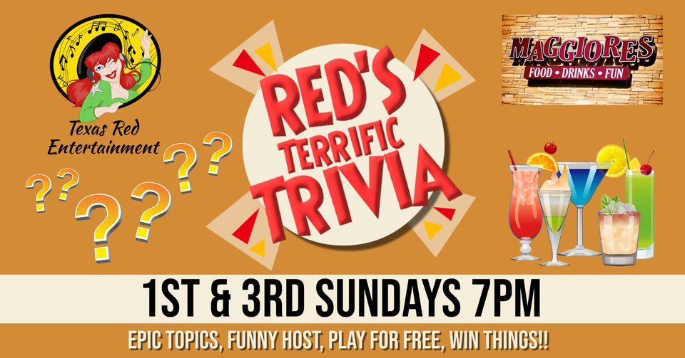 The Backroom at Maggiores presents Texas Red Entertainment 1st & 3rd ...