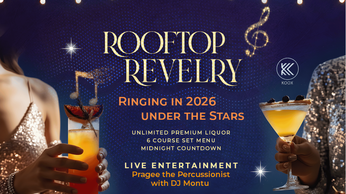 Rooftop Revelry - KOOX New Year Bash 2026, Koox | Novotel Chennai ...