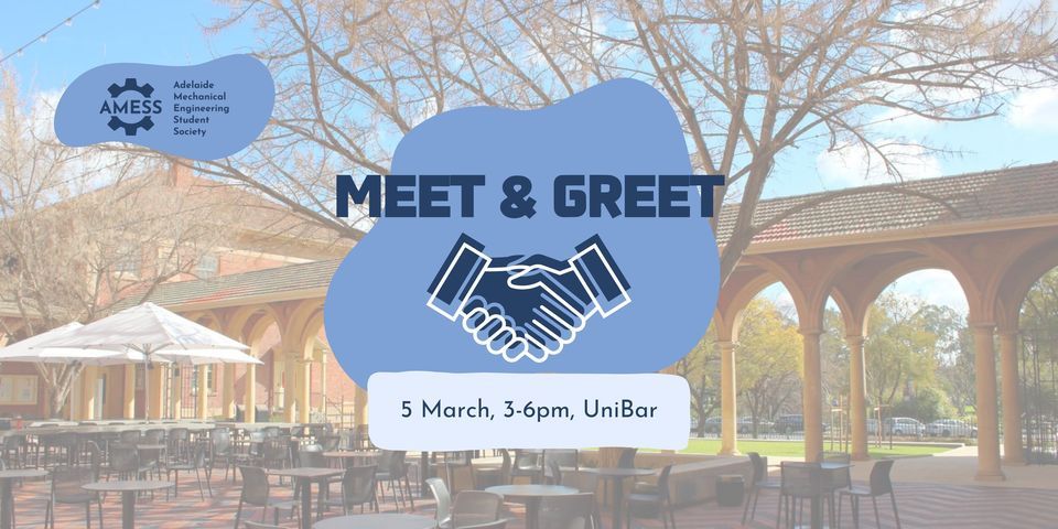 Meet & Greet + First Year SGM, UniBar Adelaide, 5 March 2024 | AllEvents.in