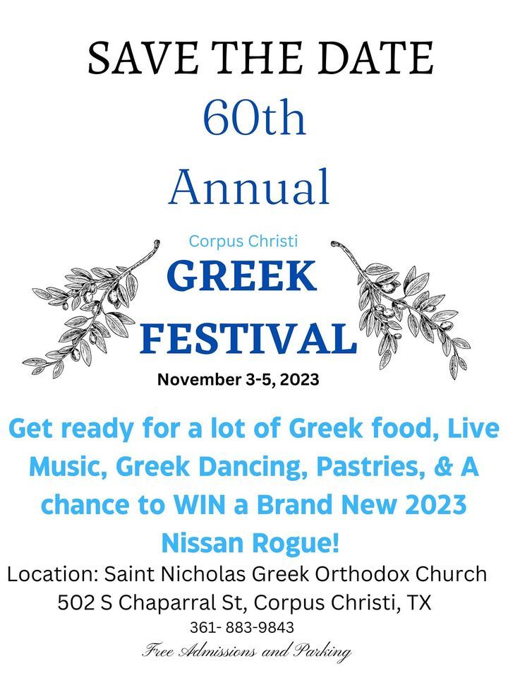 Greek Fest of Corpus Christi, St. Nicholas Greek Orthodox Church ...