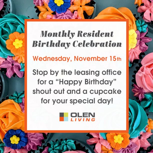 Monthly Resident Birthday Celebration, Villas of Juno Apartments, West ...