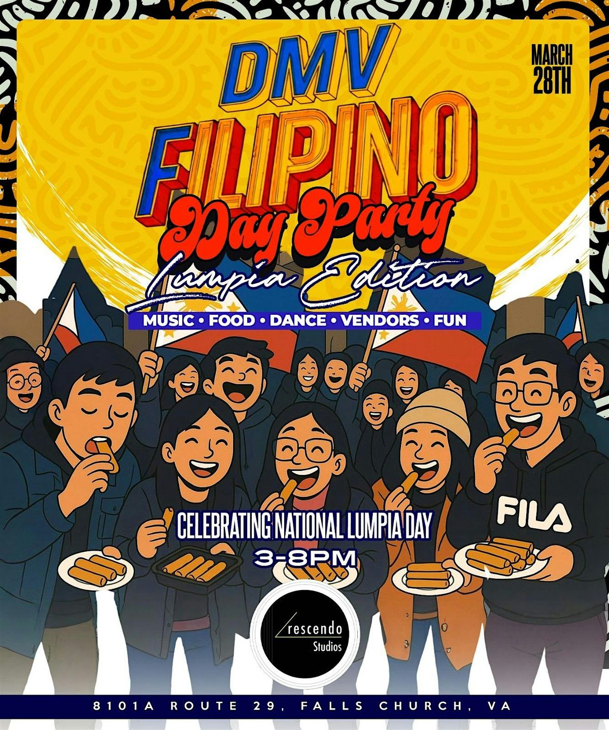 DMV Filipino Day Party- Lumpia Fest Edition, Crescendo Studios, Falls ...
