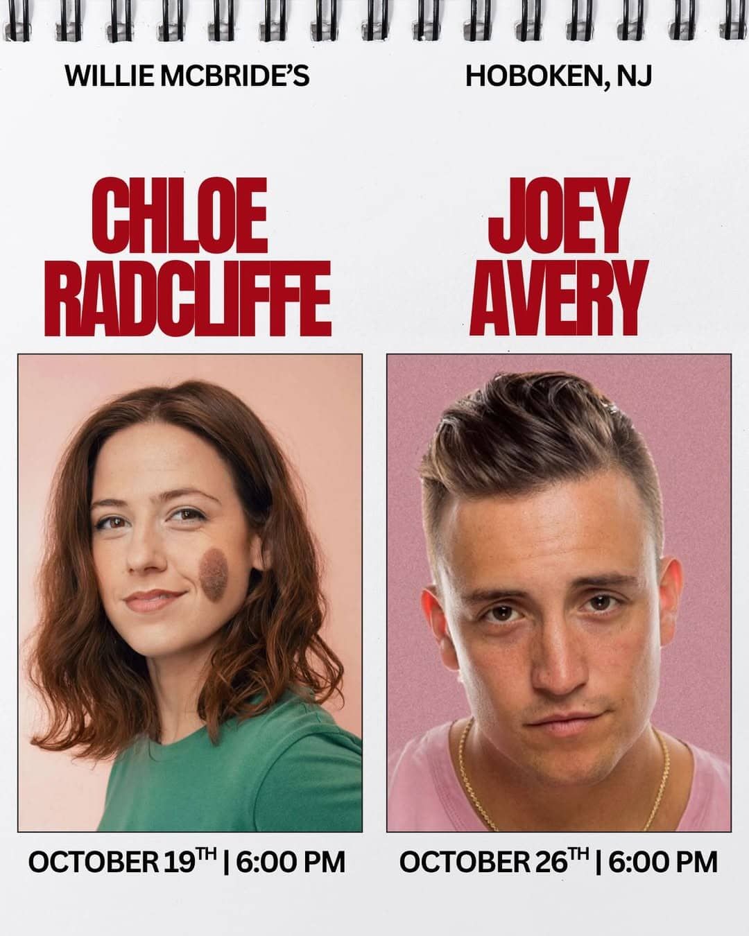 Chloe Radcliffe, The Comedy Fort, Fort Collins, 19 February to 20 ...