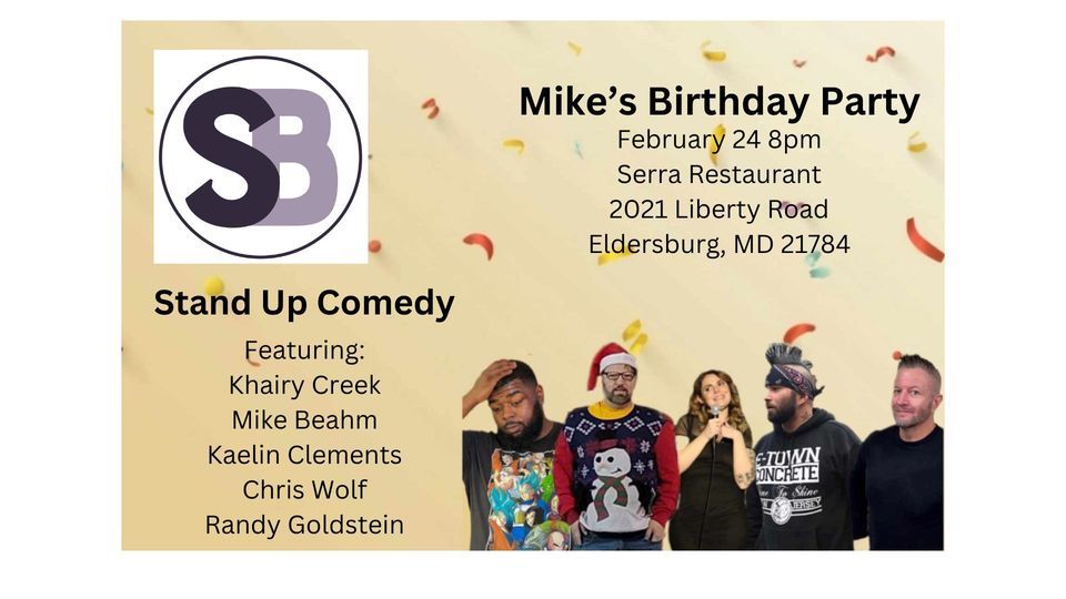 Mikes Stand Up Celebration, Serra Brothers Sports Pub, Sykesville, 24 ...