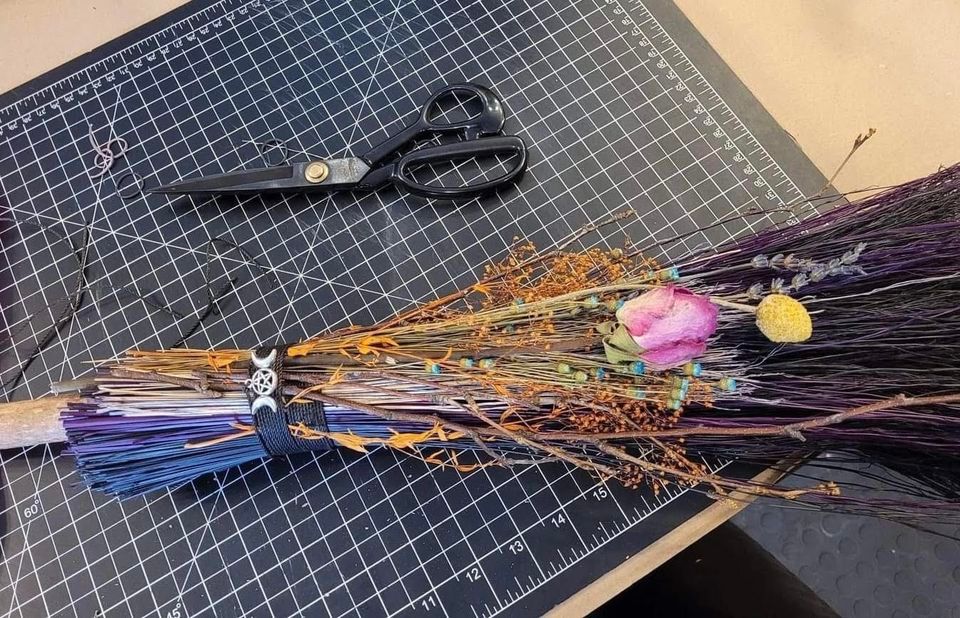 Make Your own Witches Besom with Witch Crafts, Stone and Sage, Milford ...
