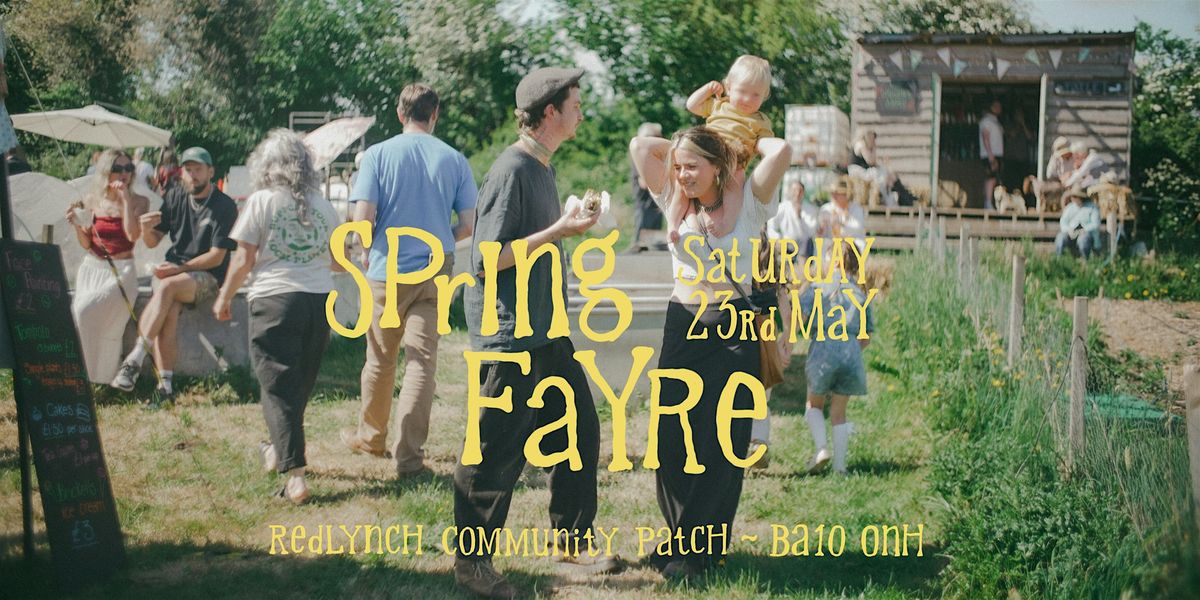 Redlynch Patch Spring Fayre, Redlynch Community Patch, 23 May 2026 ...